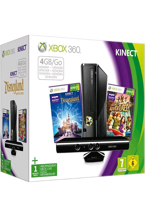 Consoles Xbox 360 Microsoft XBOX 4GO+KINECT+DISNEYLAND ADVENTURES ... Consoles Xbox 360 Microsoft XBOX 4GO+KINECT+DISNEYLAND ADVENTURES ...
