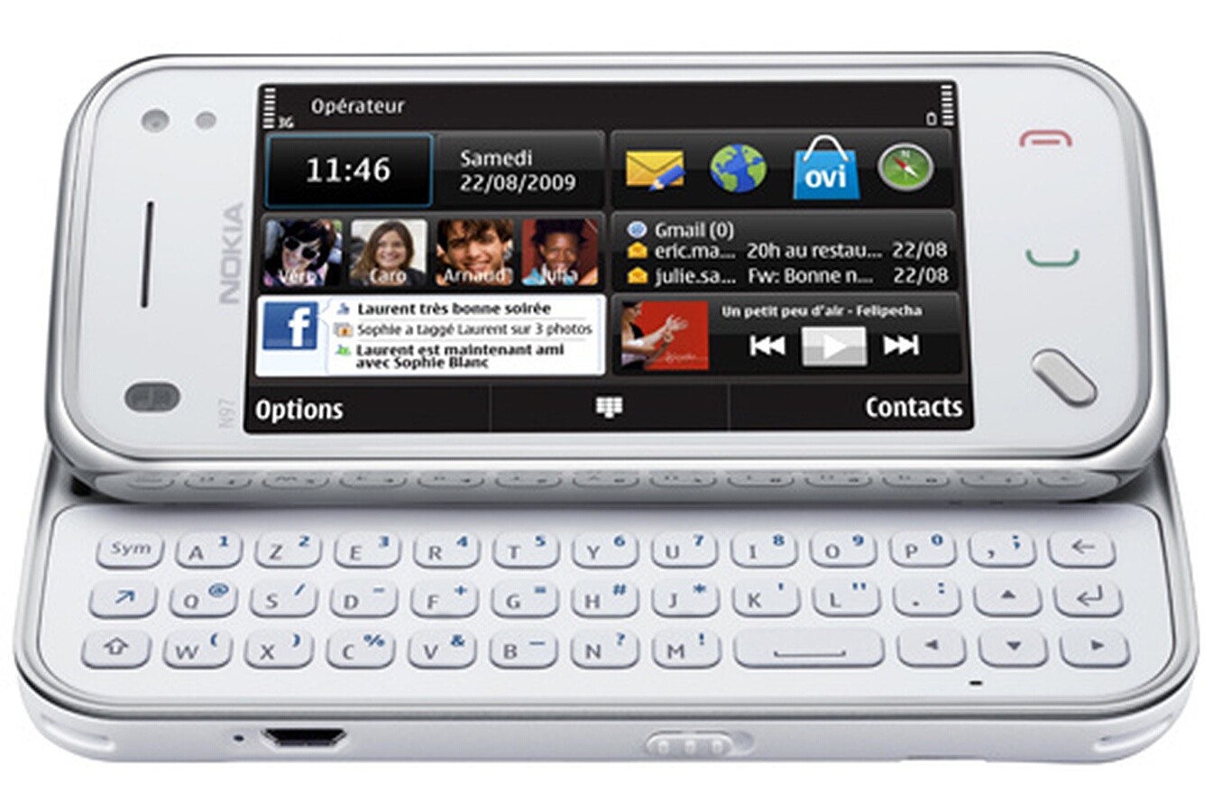 Smartphone Nokia N97 MINI BLANC - N97 MINI BLANC (3197603) | Darty