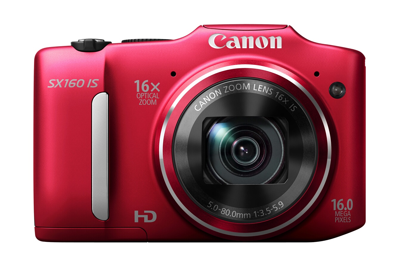 Appareil photo compact Canon POWERSHOT SX160 IS ROUGE (3824446) | Darty