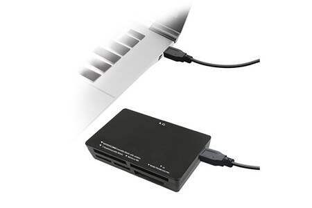Lecteur carte mémoire Accsup USB 2.0 Noir | Darty