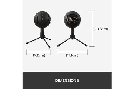 Microphone Blue Microphones Snowball Ice Black | Darty
