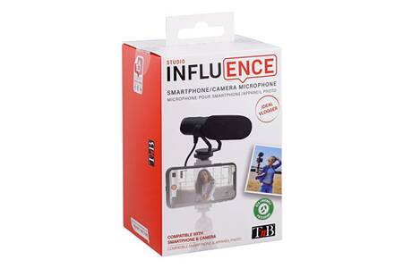 Microphone Tnb INFLUENCE - Microphone pour smartphone / appareil photo ...