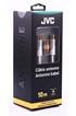 Connectique Audio / Vidéo Jvc Câble coaxial 10m blanc gold | Darty