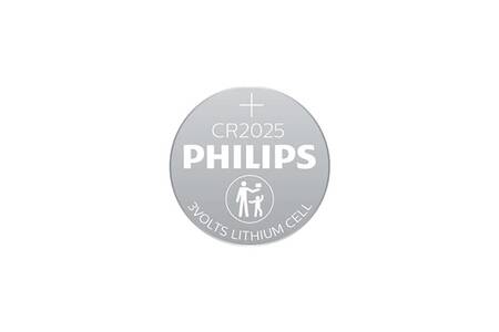 Piles Philips CR 2025 x5 | Darty