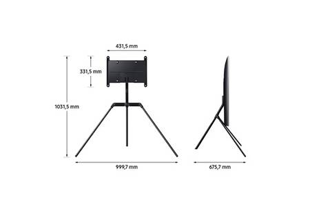 Support mural pour écran plat Samsung Pied Studio 55'' au 65'' 2021 ...