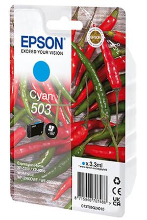 Cartouche d'encre Epson 503 PIMENT CYAN | Darty