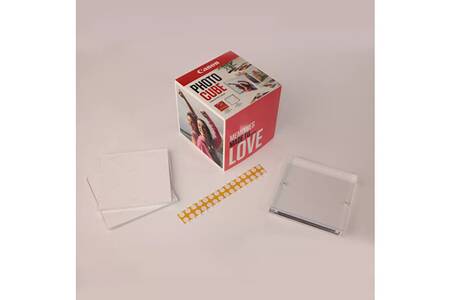 Papier d'impression Canon PP-201 5X5 PHOTO CUBE CREATIVE Blanc/Rose | Darty