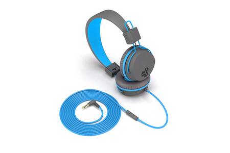 Casque audio Jlab JBuddies Studio Kids Bleu Gris | Darty