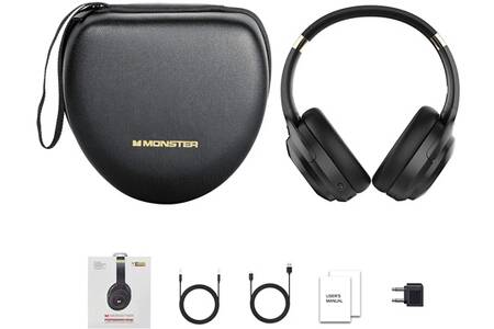 Casque audio Monster Cable MONSTER PERSONA CASQUE ARCEAU ANC NOIR ...