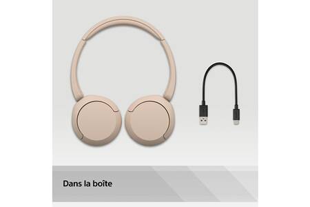 Casque audio Sony WHCH520C.CE7 | Darty