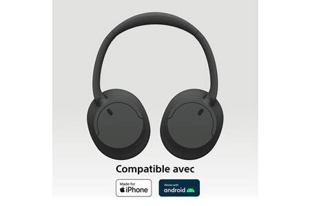 Casque audio Sony WHCH720NB.CE7 | Darty