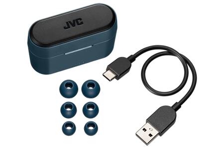 Ecouteurs Jvc True Wireless JVC HA-A9T Bleu | Darty