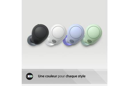Ecouteurs Sony WFC700N avec reduction de bruit Blanc | Darty