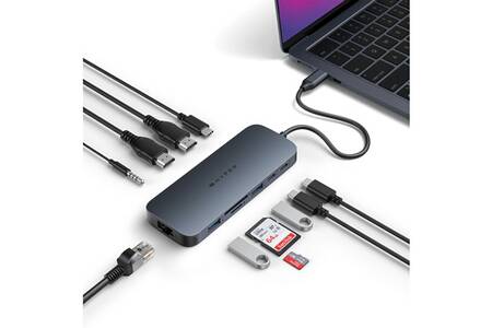 Station d'accueil PC portable Hyper HUB USBC 11 EN 1 ECOSMART ...