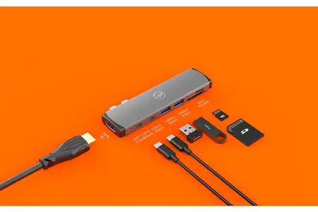 Adaptateur et convertisseur Mobility Lab HUB USBC 7 EN 2 100W | Darty