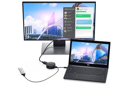 Hub USB Dell HUB USB-C 6 EN 1 DA 300 NOIR | Darty