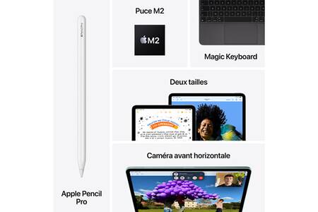 iPad Apple iPad Air 13'' Puce Apple M2 128 Go Wifi 6eme generation 2024 ...