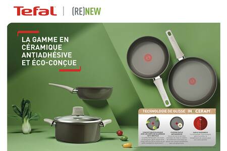 Sauteuse Tefal SAUTEUSE 24 CM ECO-CONCUE RENEW+ INDUCTION C4243253 | Darty