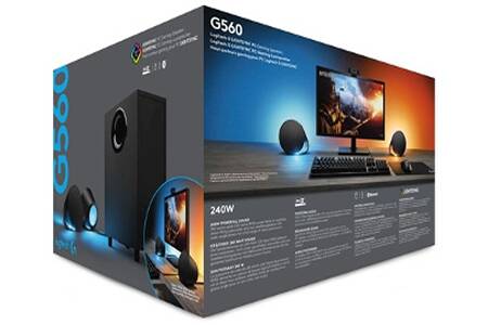 Enceinte PC Logitech Logitech G560 LIGHTSYNC PC Gaming Speakers | Darty