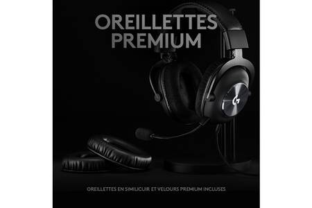 Casque PC Logitech BUNDLE Logitech G PRO X Gaming Headset filaire noir ...