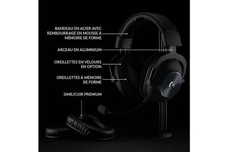 Casque PC Logitech G PRO X WIRELESS - Casque Gaming Sans Fil Logitech G ...
