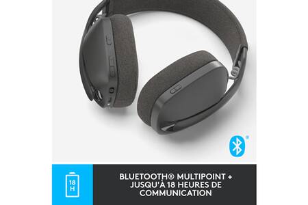 Casque PC Logitech Zone Vibe 100 Casque d''ecoute leger sans fil avec ...