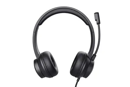 Casque PC Trust Micro-casque pour PC USB-ENC AYDA noir | Darty