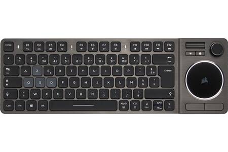 Clavier Corsair Clavier multimédia sans fil CORSAIR K83 Wireless, LED ...