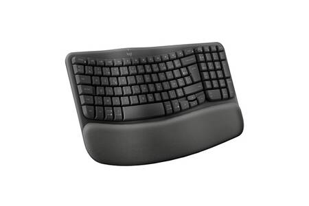 Clavier Logitech Wave Keys clavier ergonomique sans fil, repose ...
