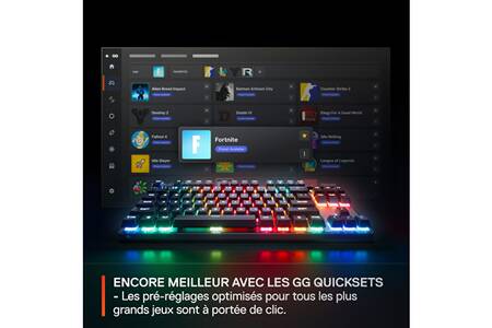 Clavier Steelseries APEX PRO TKL WL Gen 3 - FR | Darty