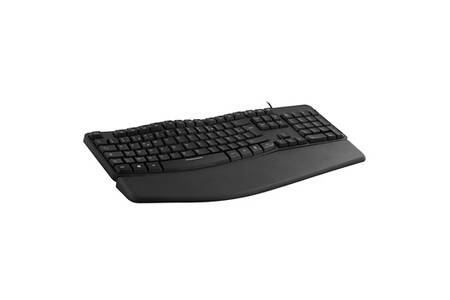 Clavier Tnb ERGO - Clavier ergonomique filaire avec repose-poignet ...