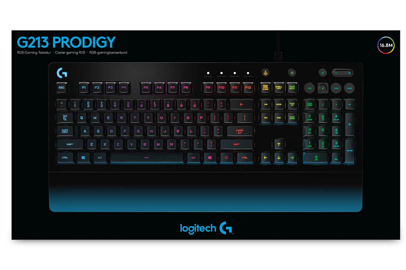 Clavier gamer Logitech CLAVIER GAMER G213 PRODIGY (4262549) | Darty