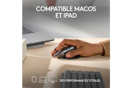 Souris Logitech MX Master 3S pour Mac - Bluetooth Sans Fil - Gris Sideral | Darty