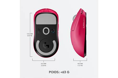 Souris Logitech Souris Gaming Sans fil G PRO X SUPERLIGHT | Darty