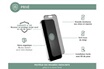 Protection d'écran pour smartphone Forceglass Verre trempé confidentiel ...