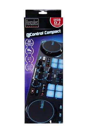 Table de mixage Hercules DJCONTROL COMPACT | Darty