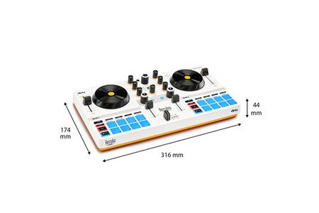 Table de mixage Hercules DJ Control Mix Ultra - Controleur DJ mobile ...