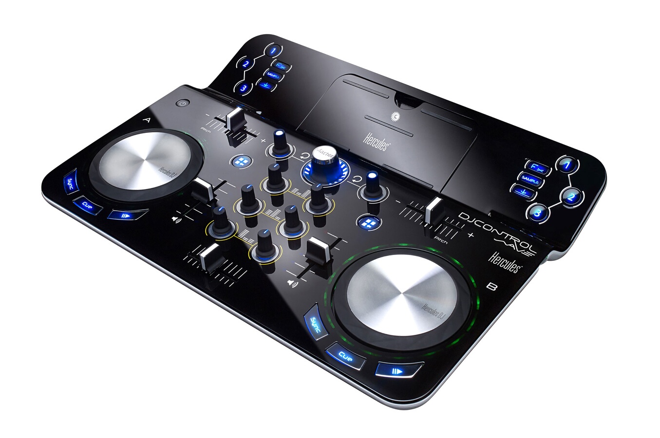 Table de mixage Hercules DJ CONTROL WAVE (4018850) | Darty
