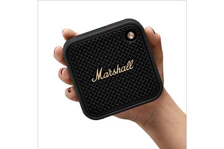 Enceinte sans fil Marshall WILLEN II Black & Brass | Darty