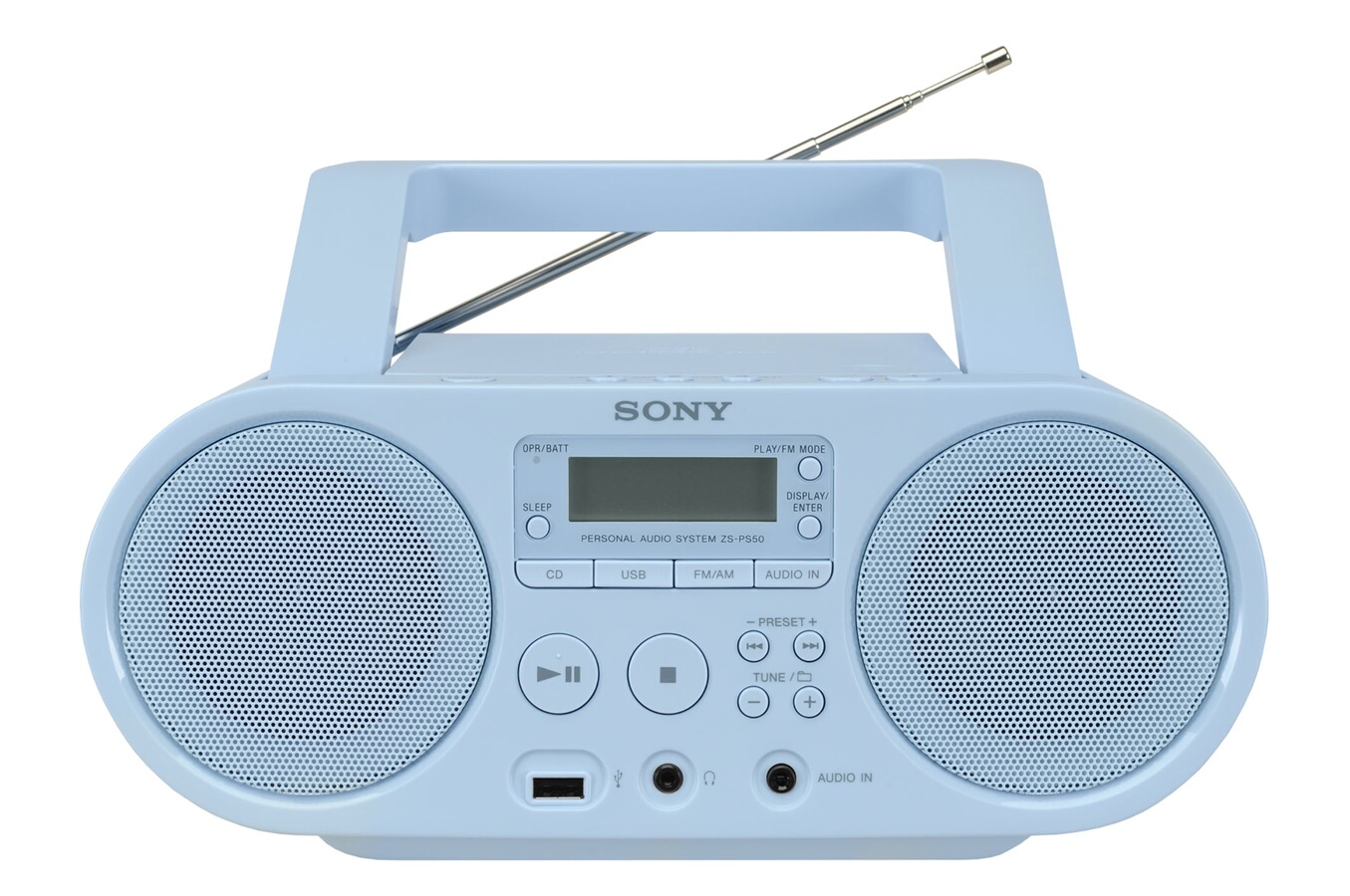 Radio CD / Radio K7-CD Sony ZS-PS50L BLEU (4101529) | Darty