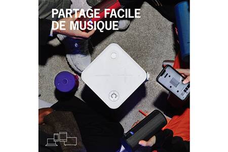 Enceinte connectée Hifi Ultimate Ears HYPERBOOM Blanche | Darty