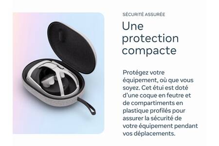Accessoire réalité virtuelle Meta Etui de rangement Quest 3 | Darty