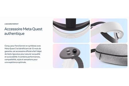 Accessoire réalité virtuelle Meta Sangle de maintien ergonomique Élite ...