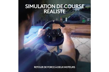 Volant gaming Logitech G920 Driving Force de course et pedales, retour ...