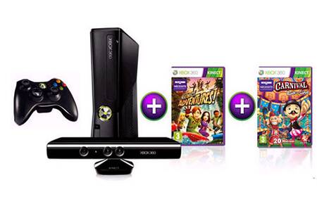 Consoles Xbox 360 Microsoft XBOX 4GO+KINECT+CARNIVAL - XBOX4GO+KINECT ...