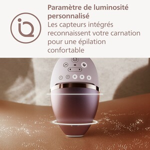 Epilation semi-définitive Philips Lumea série 8000 SenseIQ BRI945 | Darty