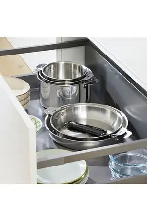 Batterie de cuisine Lagostina ESPERTA TRIPLY POIGNEE AMOVIBLE Lot 6pcs ...