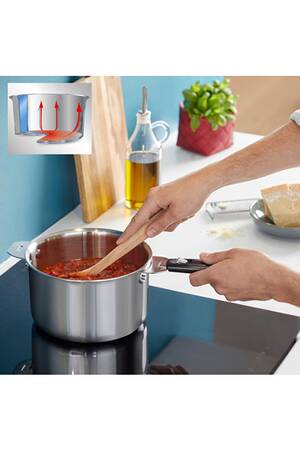 Batterie de cuisine Lagostina ESPERTA TRIPLY POIGNEE AMOVIBLE Lot 6pcs ...