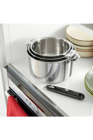 Batterie de cuisine Lagostina ESPERTA TRIPLY POIGNEE AMOVIBLE Lot 3 ...