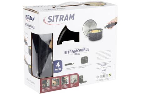 Casserolerie Sitram Lot de 3 Casseroles Gamme SITRAMOVIBLE FAMILY | Darty